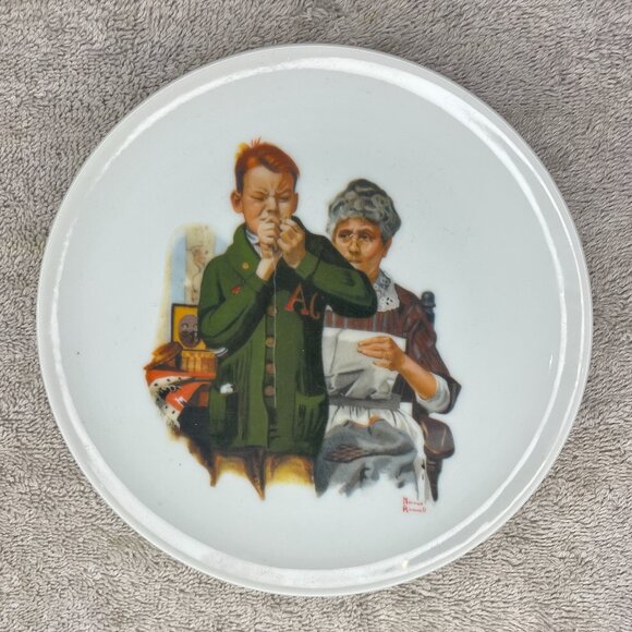 Norman Rockwell | Wall Decor | Norman Rockwell 7 Collector Plate W ...